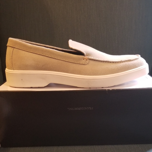 Franco Fortini | Shoes | Franco Fortini Mens Beige Slipon Loafers ...